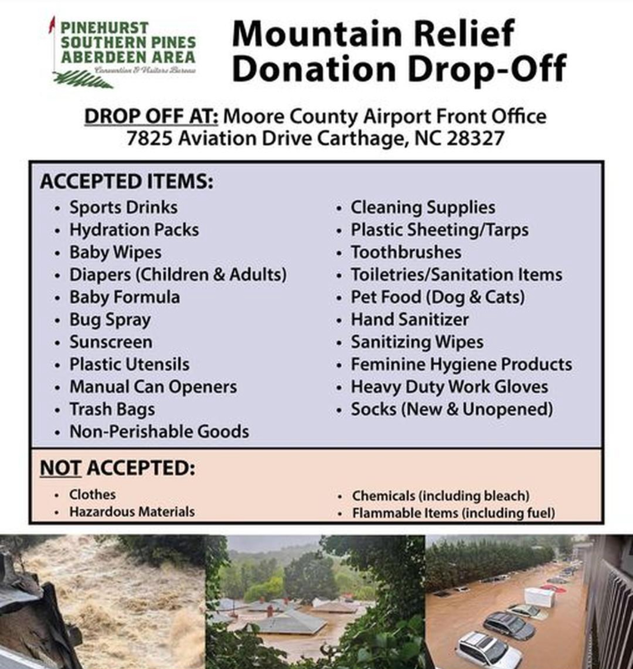 Hurricane Helene Disaster Relief Efforts » North Carolina Airports ...